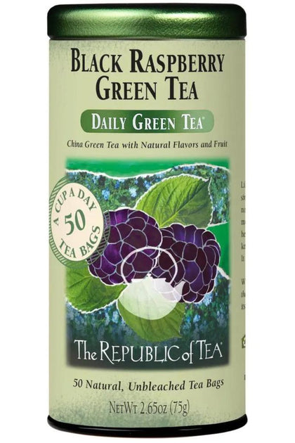 Republic of Tea Black Raspberry Green Tea – Chalet