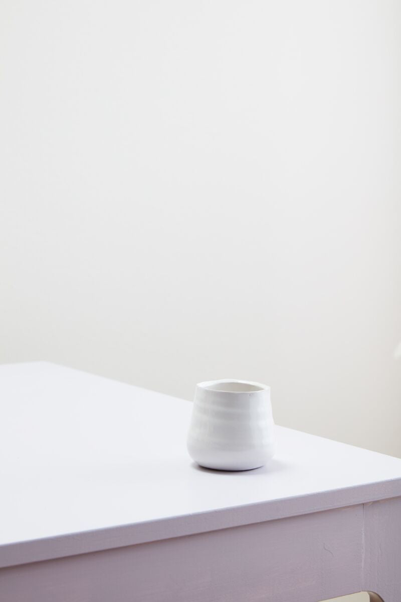 Tegan Planter 3.25" x 3" White – Chalet