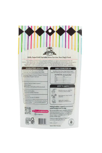 Lord Jameson Celebration SuperFetti Organic Dog Sprinkles 3 oz – Chalet