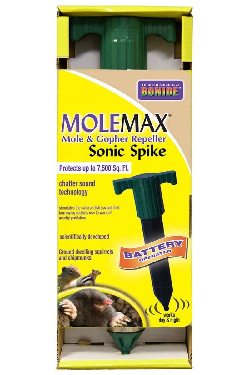 Bonide Molemax Solar Power Sonic Spike – Chalet